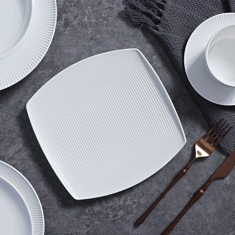 Hospitality Serving Chaozhou Ceramic Irregular Shape Dinnerware Modern ...