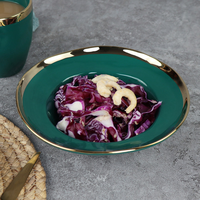China Favorite ceramic plates in Vietnamese kitchens soup plates deep ...